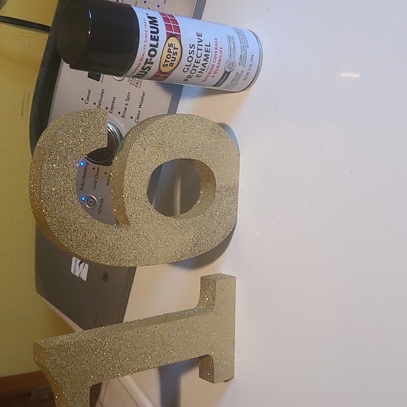 Other | Gold Block Numbers | Poshmark